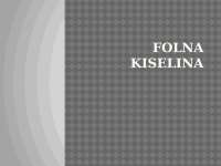 Folna kiselina: struktura, značaj, nedostaci | Slajdovi' predlog ...