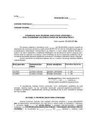 Podnesak izvrsnog poverioca za iniciranje | Vežbe' predlog Opšta ...