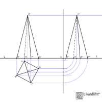 Proiezioni ortogonali piramide base quadrata - Docsity