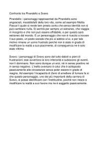 Confronto tra Pirandello e Svevo | Prove d'esame di Italiano | Docsity