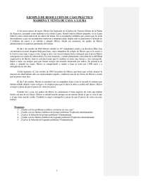 Ejemplo caso practico resuelto derecho romano - Ejercicios de Derecho Romano - Docsity