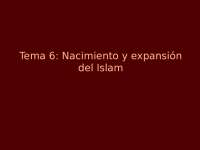 Tema 6: Nacimiento y expansión del Islam - Apuntes de Estudios ...