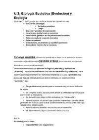 Unidad 3. Biología Evolutiva (evolución) y Etología - Apuntes de ...