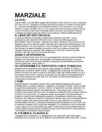 Marziale, vita, opere, epigrammi riassunti - Docsity