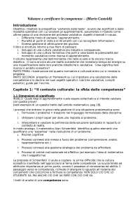 Valutare e certificare le competenze di Mario Castoldi - Docsity