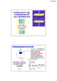 RIASSUNTI FISICA: CIRCUITI IN CORRENTE ALTERNATA - Docsity