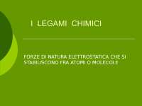 Legami chimici: legame covalente, legame ionico, covalente dativo - Docsity