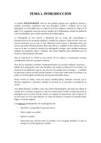 Paleografía Moderna - Apuntes de Historia antigua - Docsity