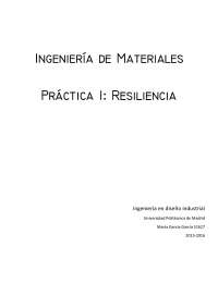 Práctica 1 ingeniería de materiales UPM, ETSIDI - Ejercicios de ...