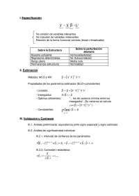 Esquema-resumen - Resúmenes de Econometría - Docsity