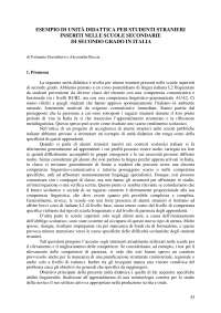 Didattica dell'italiano per stranieri - Docsity