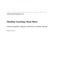 Machine Learning complete cheatsheet - Docsity