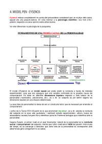 4. Model PEN (Eysenck) (BLOC1) - Apuntes de Psicología de la ...