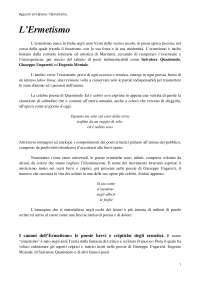 Ermetismo. Dispense per il ripasso veloce del movimento letterario ...