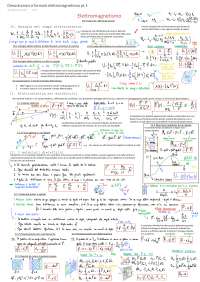 Elettromagnetismo dimostrazioni e formule - Docsity