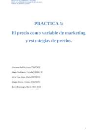 Práctica tema 6 y 7 - Ejercicios de Marketing - Docsity
