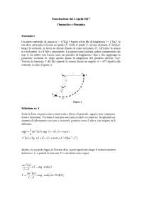 Esercizi cinematica e dinamica - Docsity