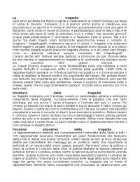 Eschilo, la tragedia in generale e le sue opere - Riassunto | Appunti di Greco | Docsity