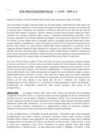 Arte greca: periodo protogeometrico e geometrico - Docsity