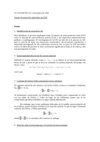 Econometria ADE examen - Exámenes de Econometría - Docsity