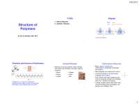 Structure-of-Polymers - Docsity