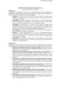 Práctica 2 Romano - Ejercicios de Derecho Romano - Docsity