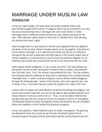 MARRIAGE UNDER MUSLIM LAW - Docsity