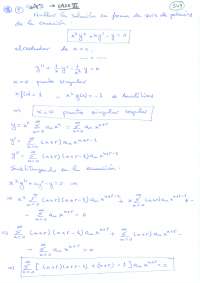 Ejercicios resueltos EDO Series (Frobenius) - Ejercicios de Matemática Financiera | Docsity