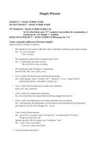 Present Simple & Present Continuous - Docsity