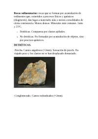 Tipos de rocas - Apuntes de Geología - Docsity