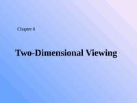 Two Dimensional viewing | Lecture notes Computer Graphics - Docsity