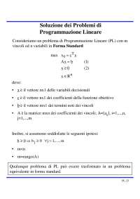 Teoria ed esempi Ricerca Operativa - Docsity