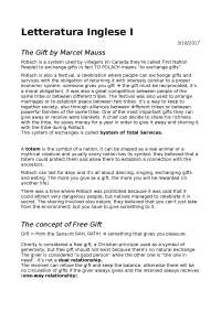 Marcel Mauss - The Gift - Docsity