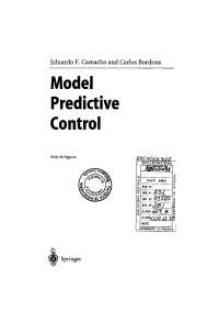 Camacho Model Predictive Control Advanced Textbooks in Control and ...