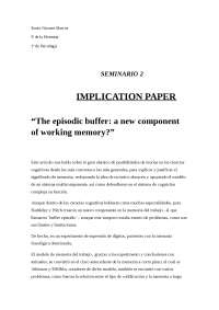 The episodic buffer: a new component of working memory? - Resúmenes de ...