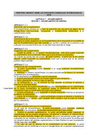 PRINCIPIOS UNIDROIT SOBRE LOS CONTRATOS COMERCIALES INTERNACIONALES ...