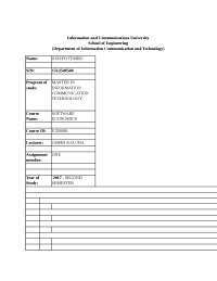 Software Engineering Assignment - Docsity