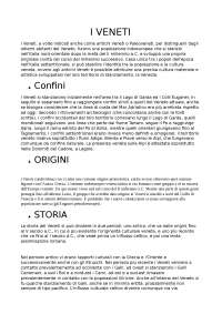 I Veneti antichi storia - Docsity