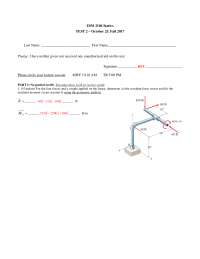Exam 2 with Solution Key – Statistics | ESM 2104 - Docsity