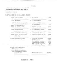 Solucion ejercicio contabilidad - Ejercicios de Contabilidad Financiera - Docsity