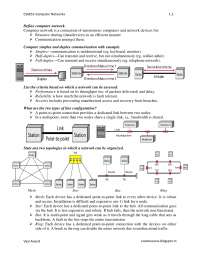 Unit 1 lecture notes for computer networks - Docsity