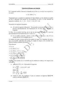Ejercicios de repaso con solución - Ejercicios de Econometría - Docsity