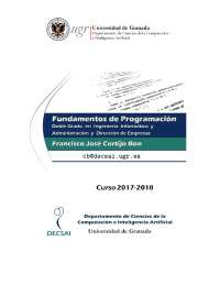 Fundamentos de Programación - Apuntes de Programación Informática - Docsity