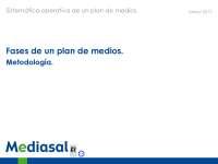 Fases de un plan de medios - Ejercicios de Publicidad y Promoción - Docsity