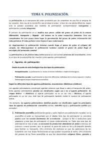 BOTANICA 2 POLINIZACION - Apuntes de Botánica y Agronomía - Docsity