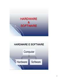 Differenze tra hardware e software - Docsity