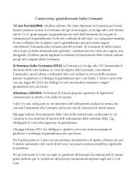 Controversia giurisdizionale Italia-Germania.docx - Docsity
