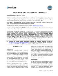 Síndrome Guillain Barré - Docsity