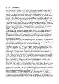 Outsiders. Howard Becker - Docsity