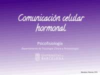 Comunicación celular hormonal - Ejercicios de Psicología Fisiológica ...